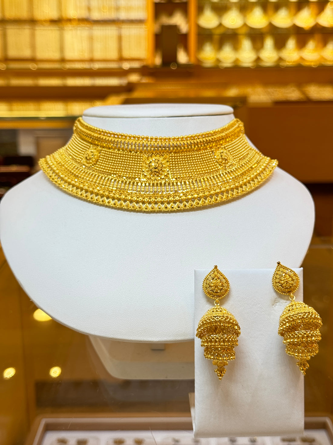 22K Gold Choker Set – Ashok Jewellers Canada