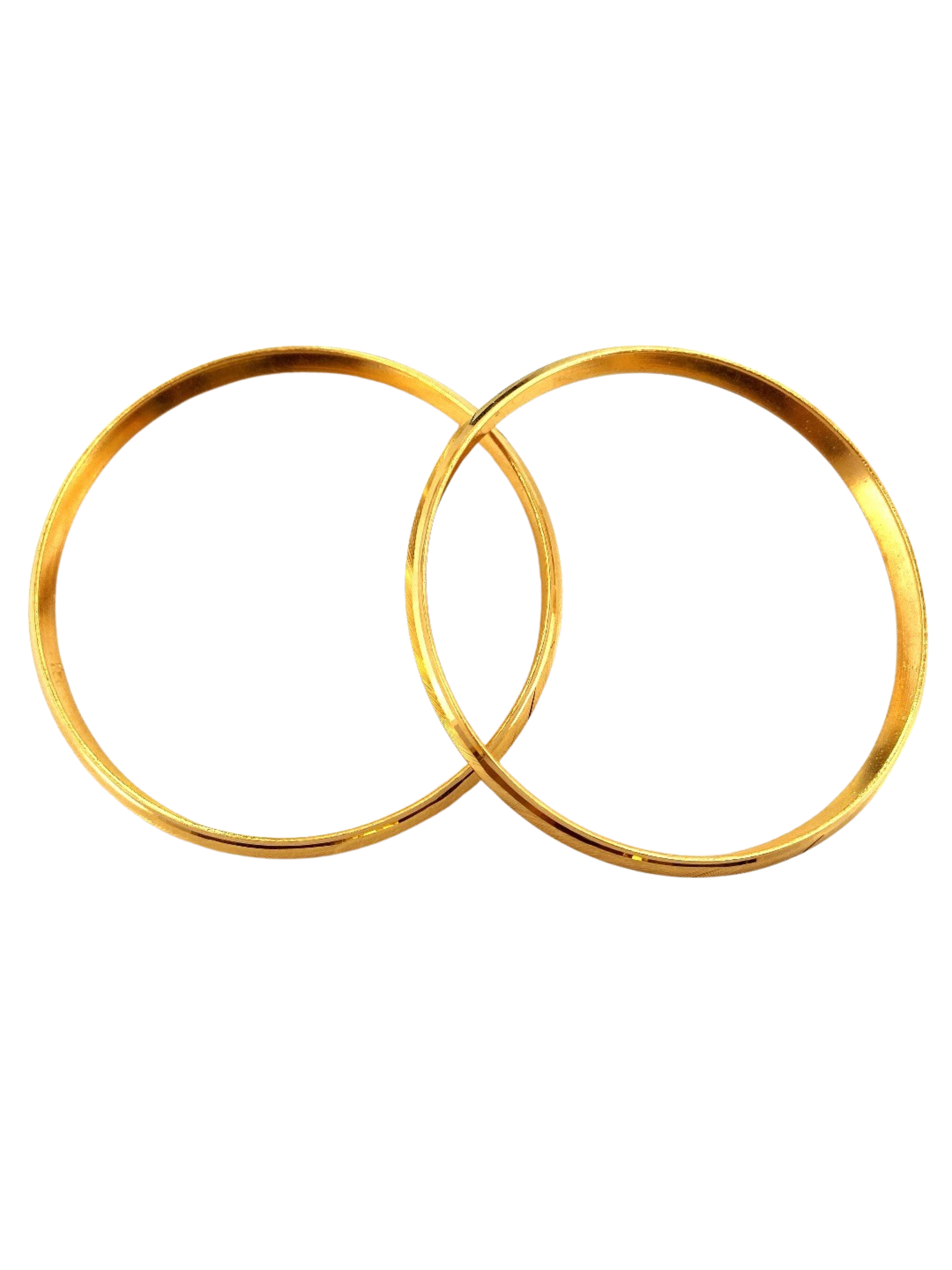 22K Gold 2 Pieces Sikh Kara – Ashok Jewellers Canada