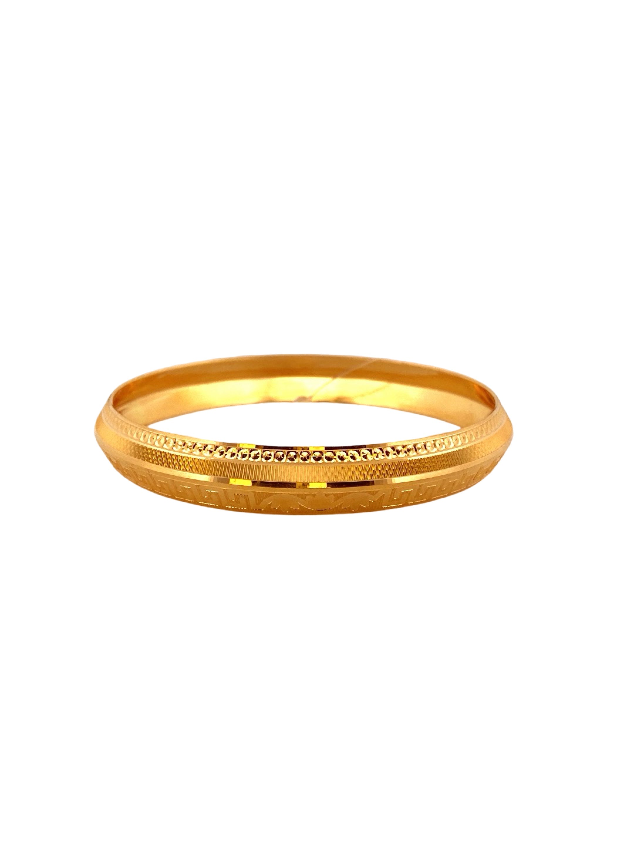 22K Gold Designer Men's Kara – Ashok Jewellers Canada